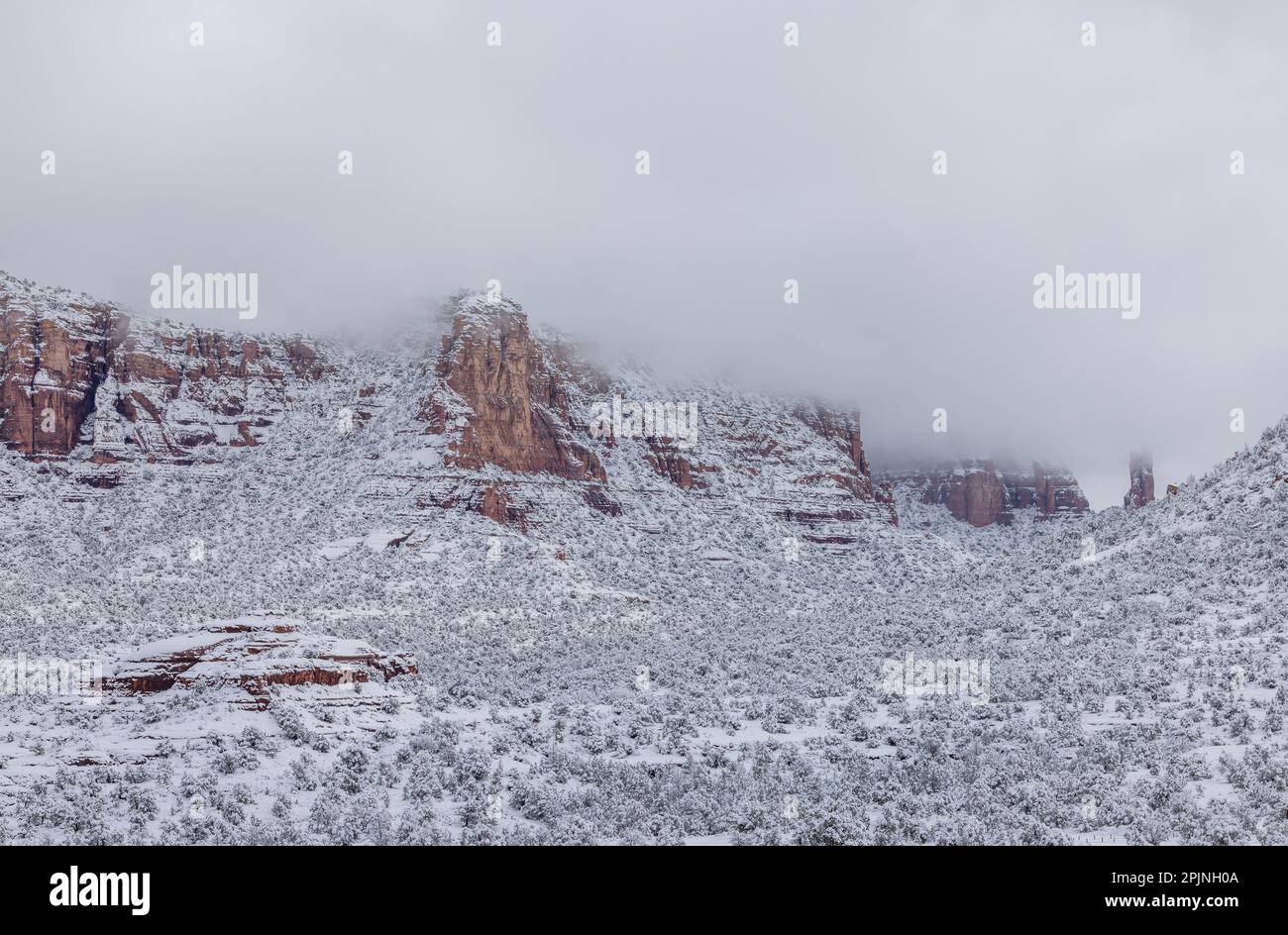 Sedona Arizona Winter Scenic Landscape Stock Photo - Alamy