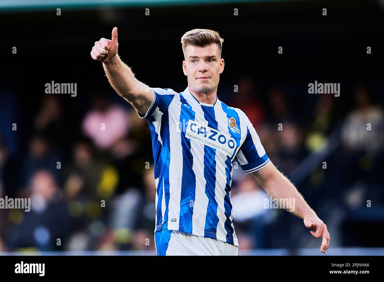 Alexander sorloth of villarreal cf hi-res stock photography and images ...