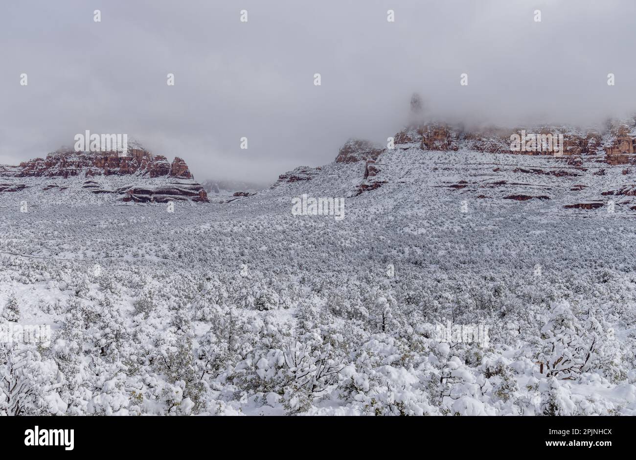 Sedona Arizona Winter Scenic Landscape Stock Photo - Alamy
