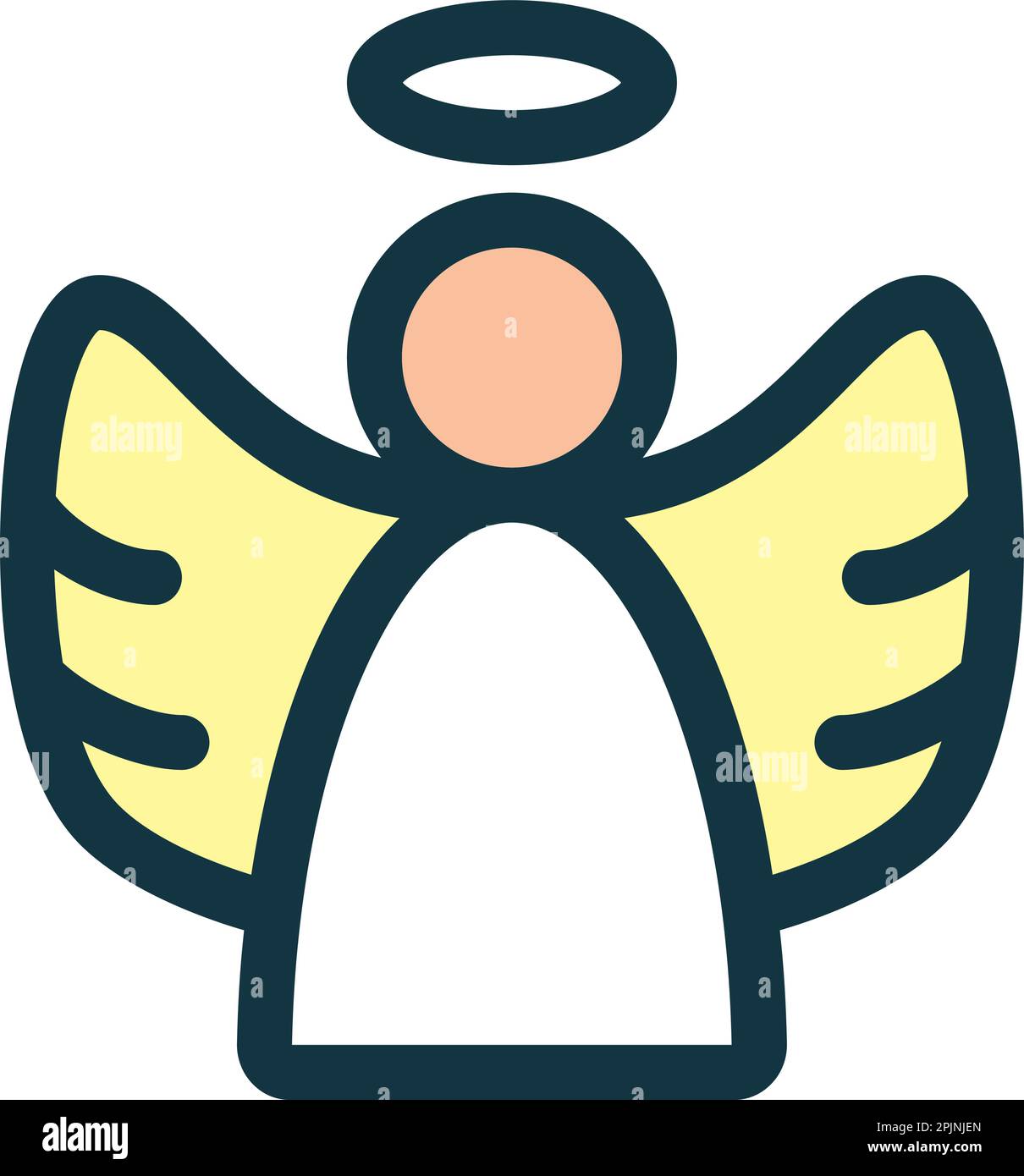 Cupid angel silhouette icon vector hi-res stock photography and images ...