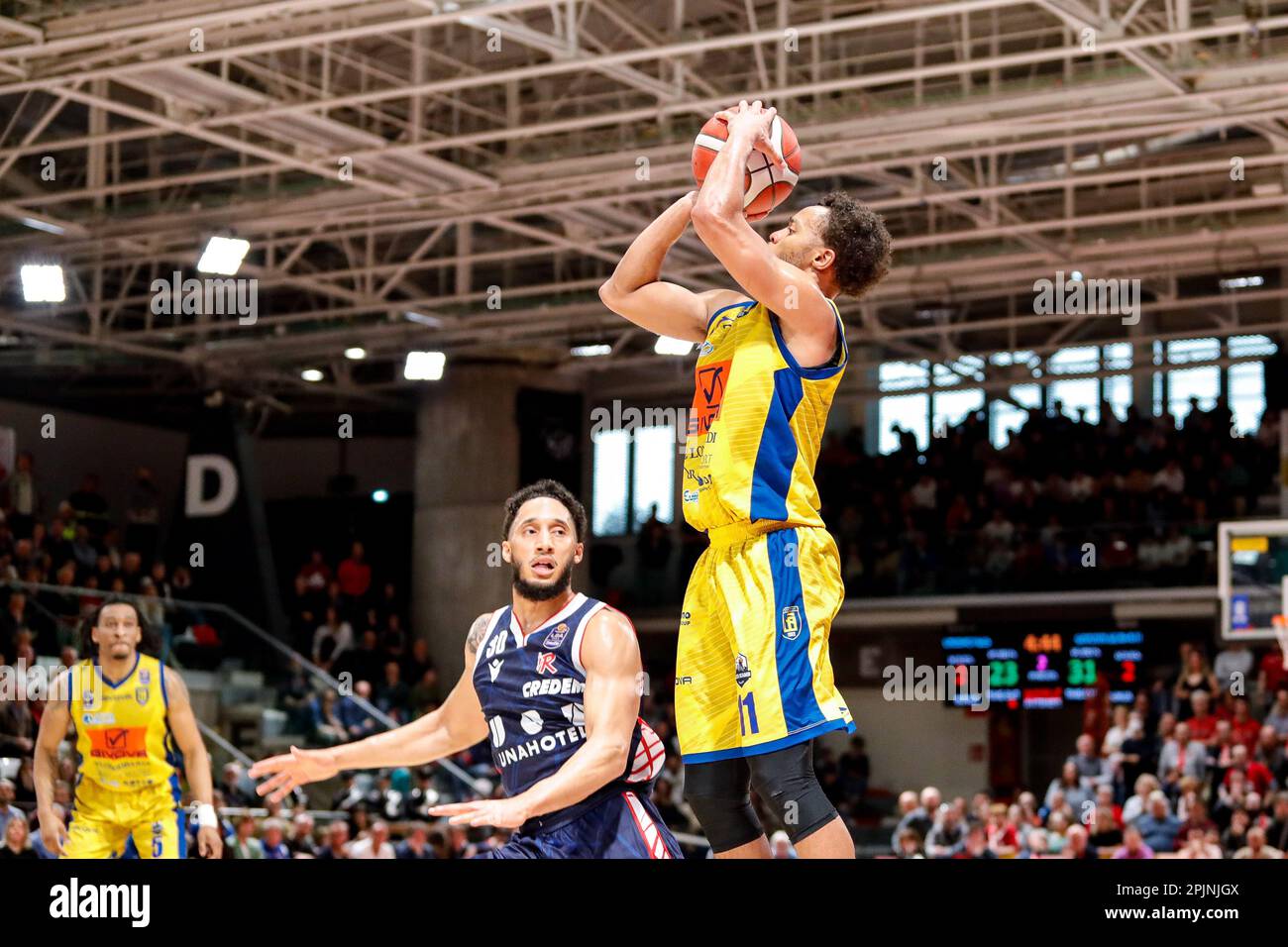 PalaBigi, Reggio Emilia, Italy, April 02, 2023, Clevin Hannah ...