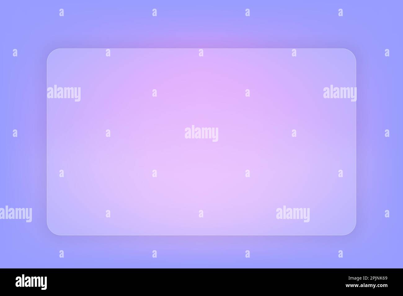 Transparent frame in glass morphism or glassmorphism style on blurred ...
