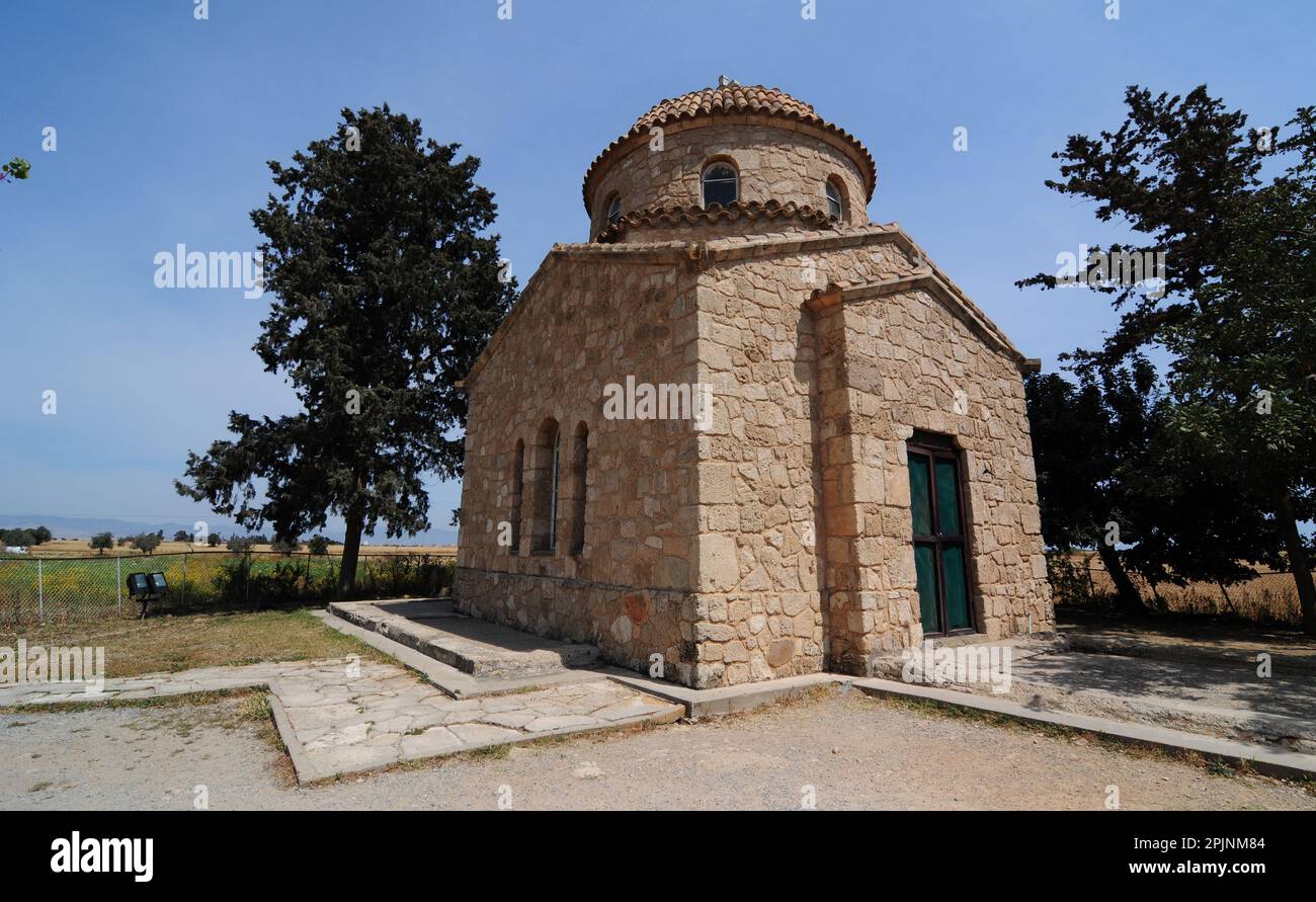 St. Barnabas Monastery and Icon Museum - Famagusta - Cyprus Stock Photo ...
