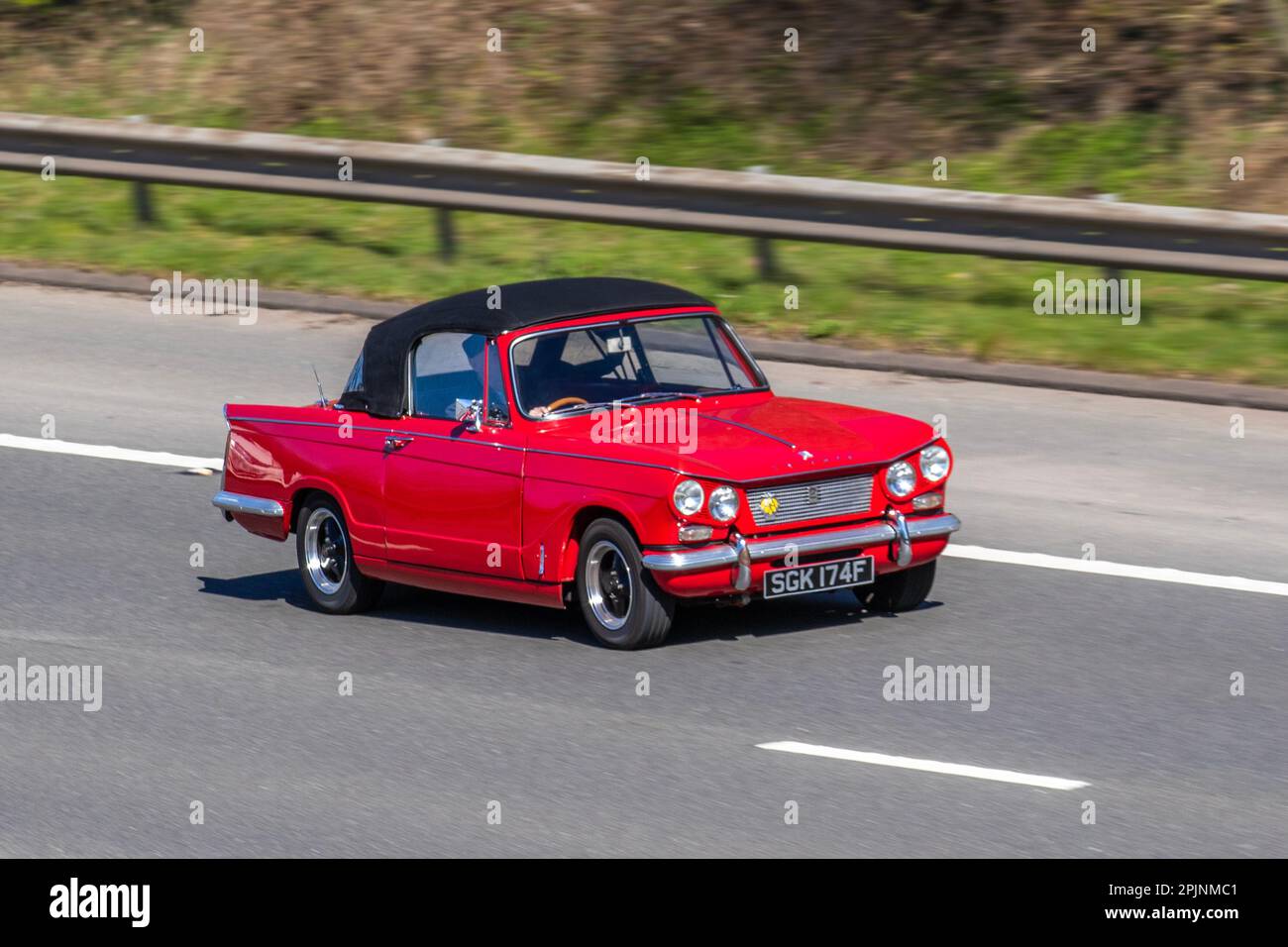 1967 60s sixties Maroon Red TRIUMPH VITESSE 1998cc petrol cabrio ...