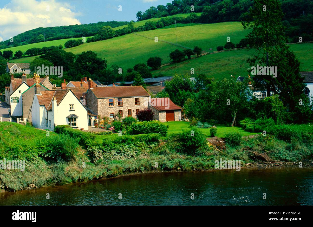 Brockweir village, on river Wye, Gwent, UK Stock Photo - Alamy