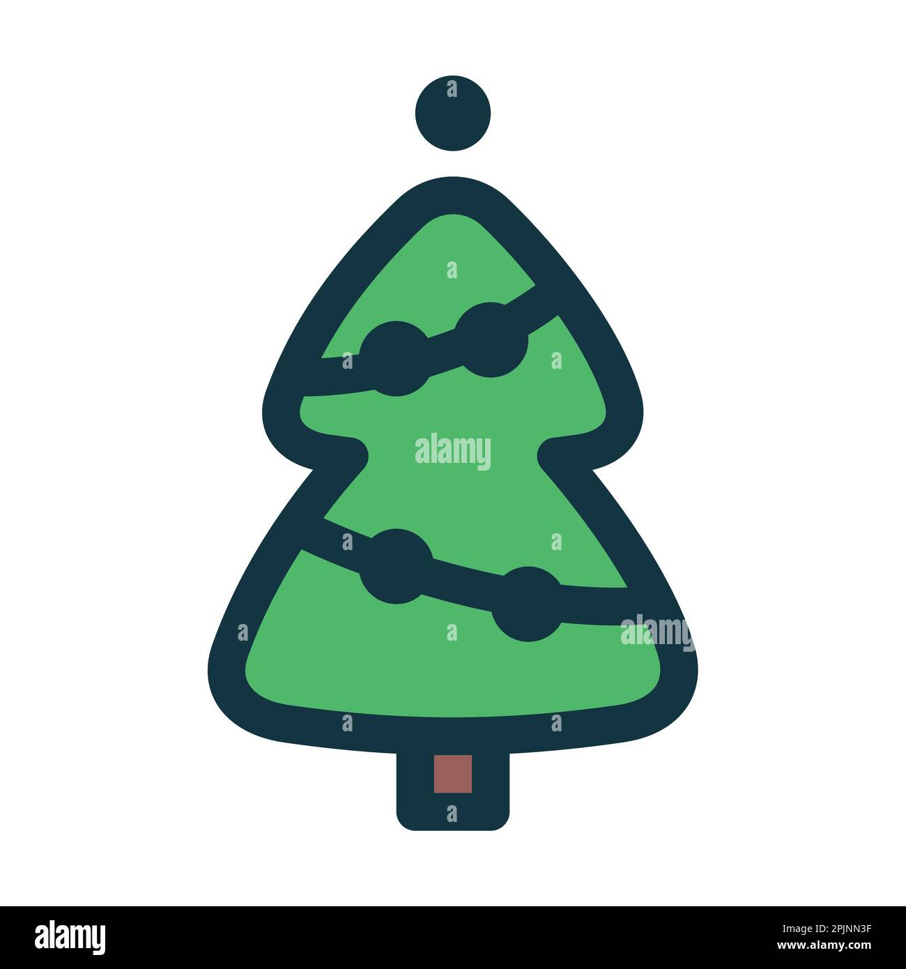Christmas tree symbol Cut Out Stock Images & Pictures - Alamy