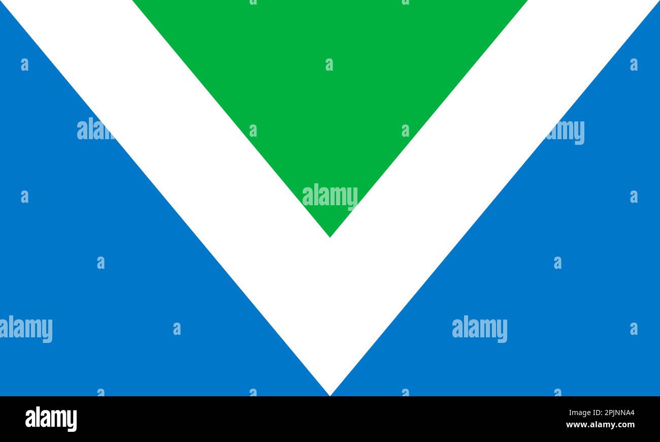 Vegan community flag. Vegan flag. Letter V inside flag. Vector ...