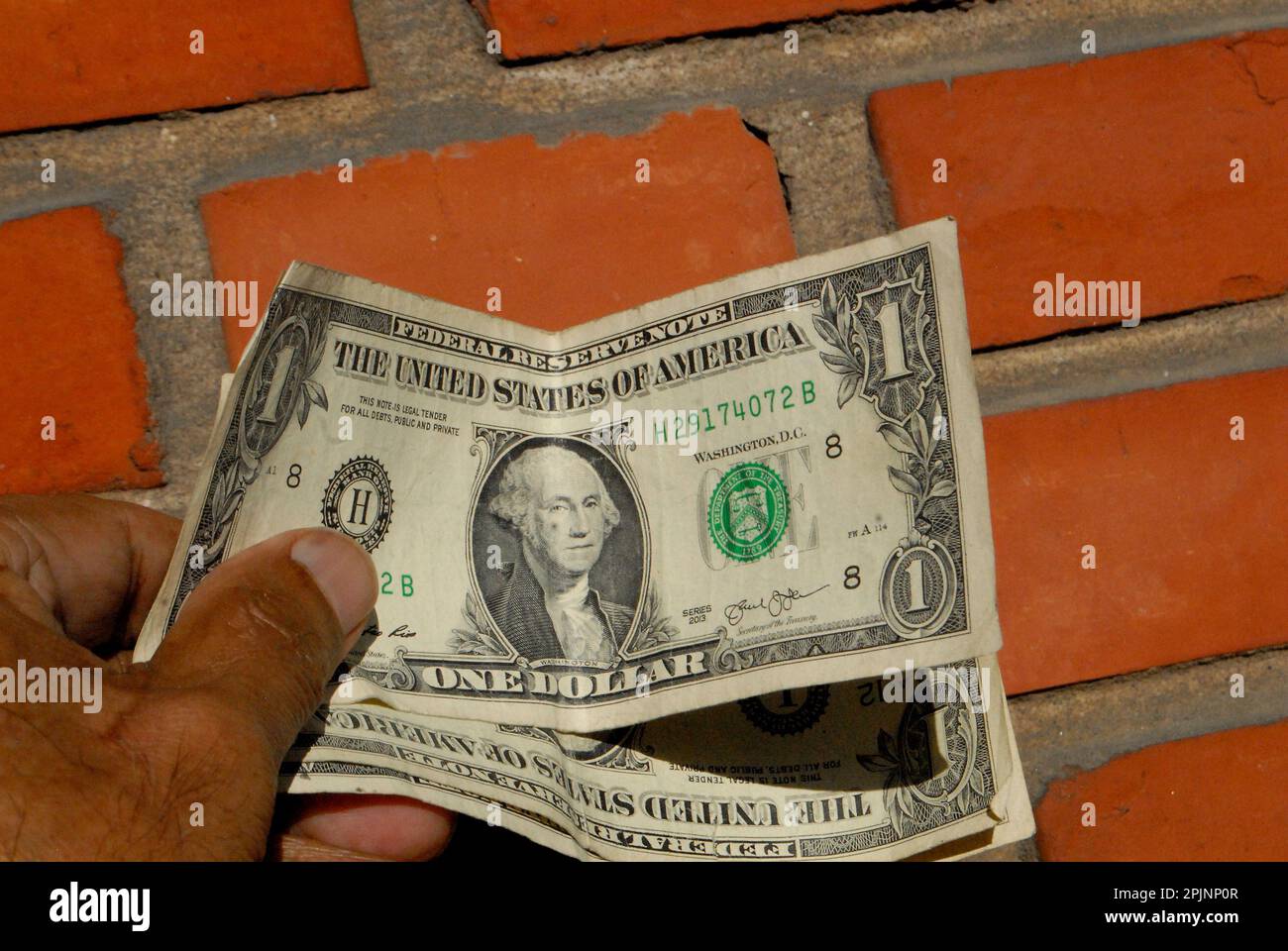 Kastrup/Copenhagen /Denmark/03 April 2023/USA dollars note bills in ...