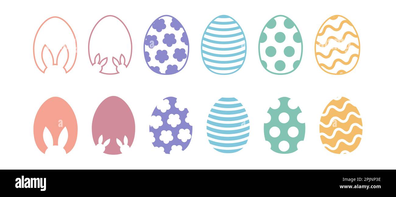 Easter cut out decor. Applicable for social media stories, posts ...