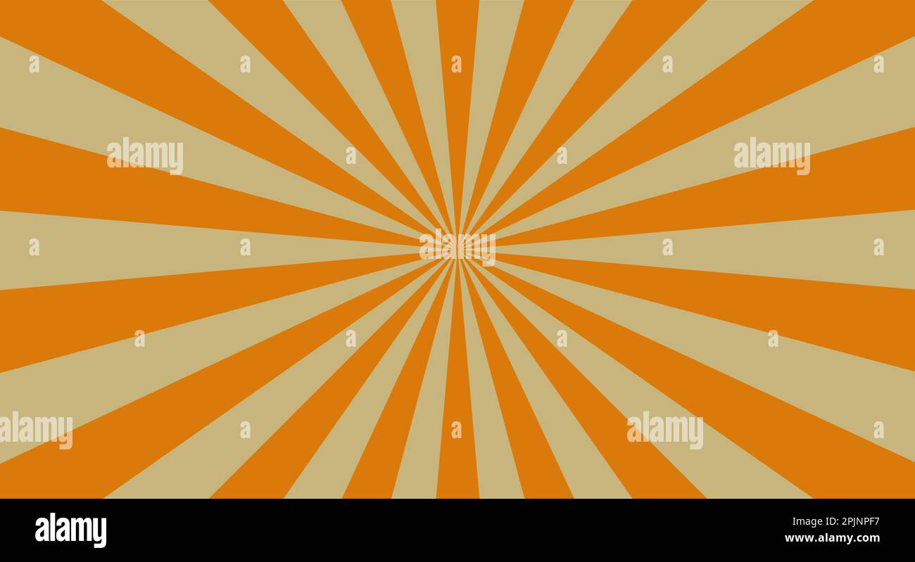 Retro background with rays or stripes in the center. Sunburst or sun ...