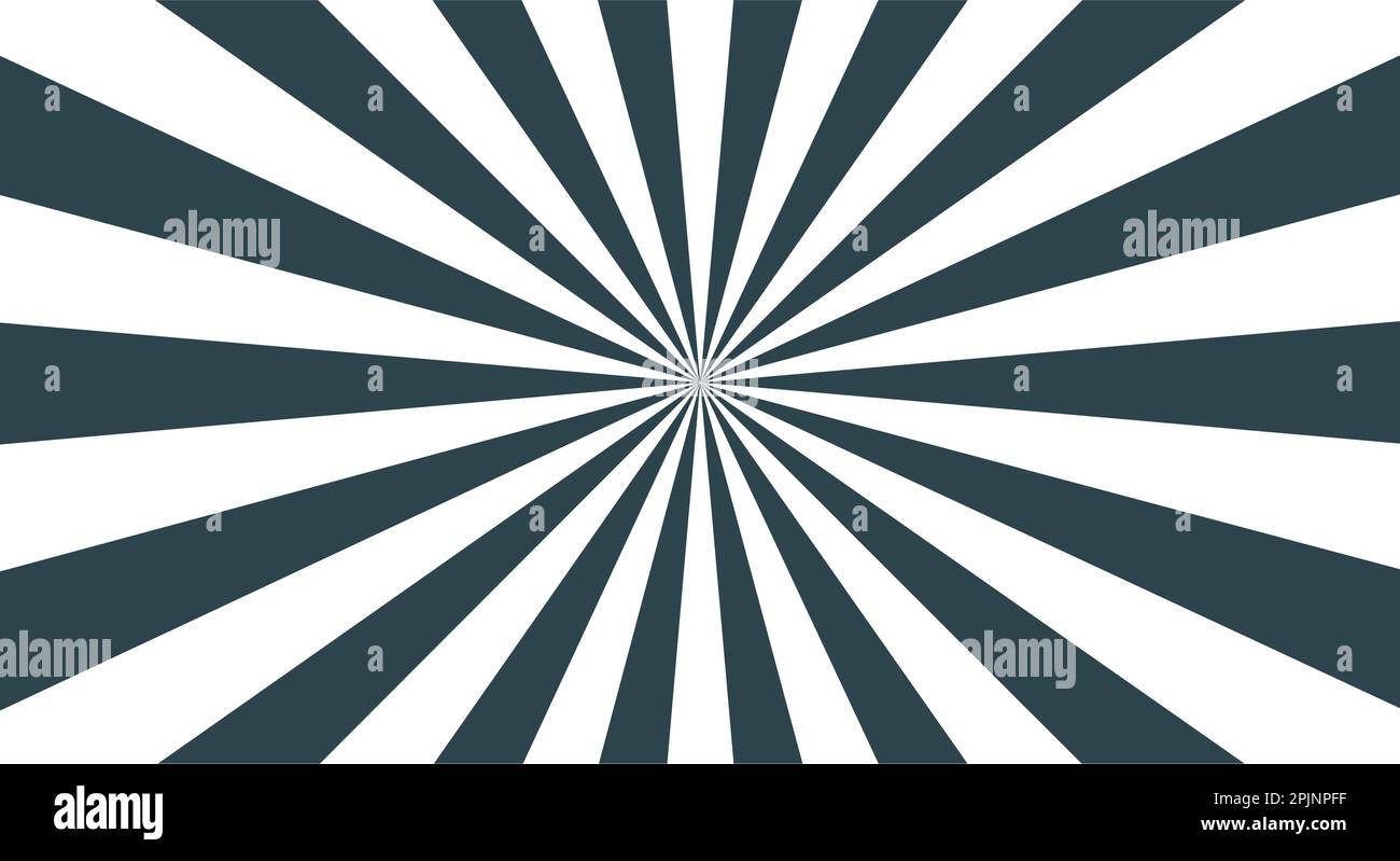Retro background with rays or stripes in the center. Sunburst or sun ...