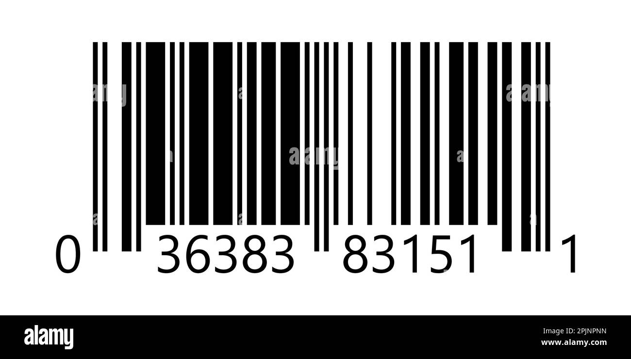 Linear barcode sample. Linear vector bar code template. Vector illustration Stock Vector Image ...