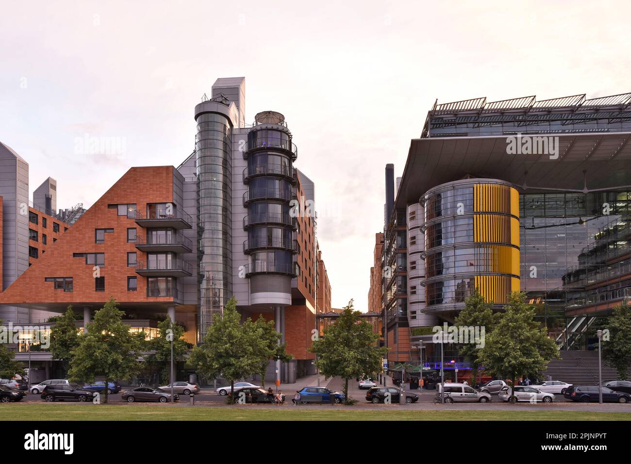 Linkstrasse Buildings, modern commercial and residential developments ...