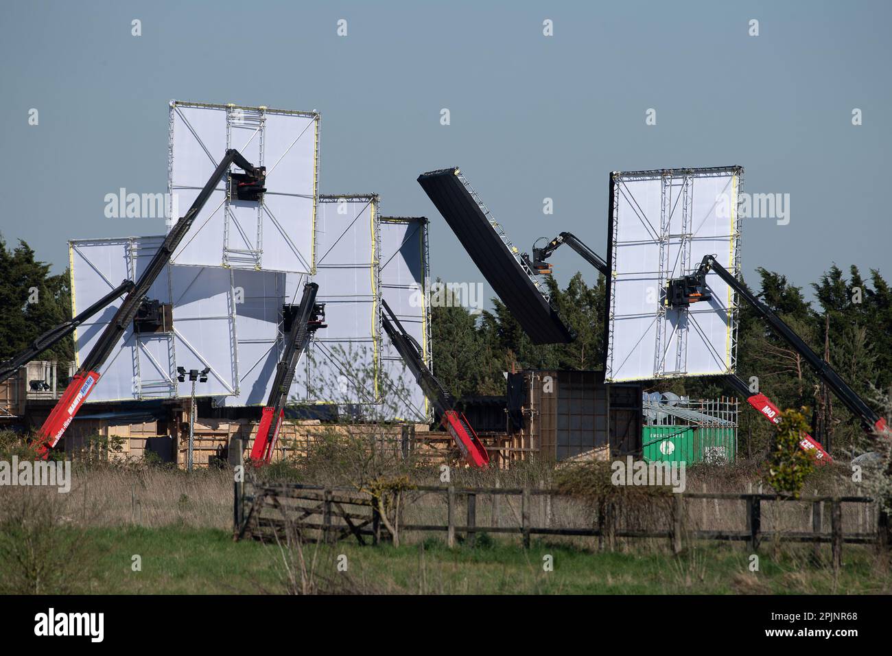 Windsor, UK. 3rd April, 2023. A fire broke out today in a building at ...