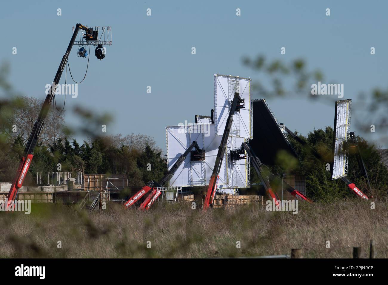 Windsor, UK. 3rd April, 2023. A fire broke out today in a building at ...