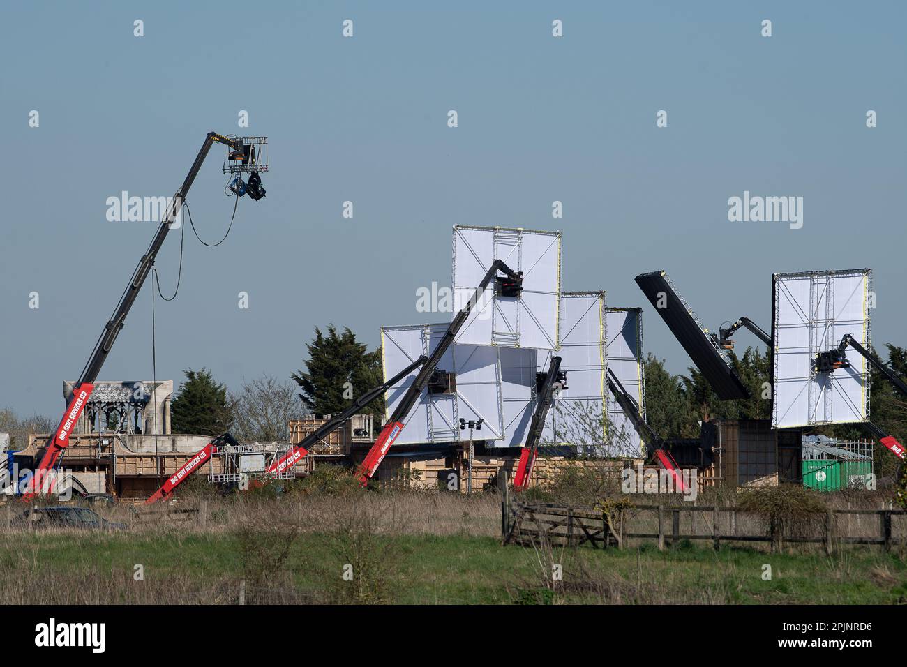 Windsor, UK. 3rd April, 2023. A fire broke out today in a building at ...