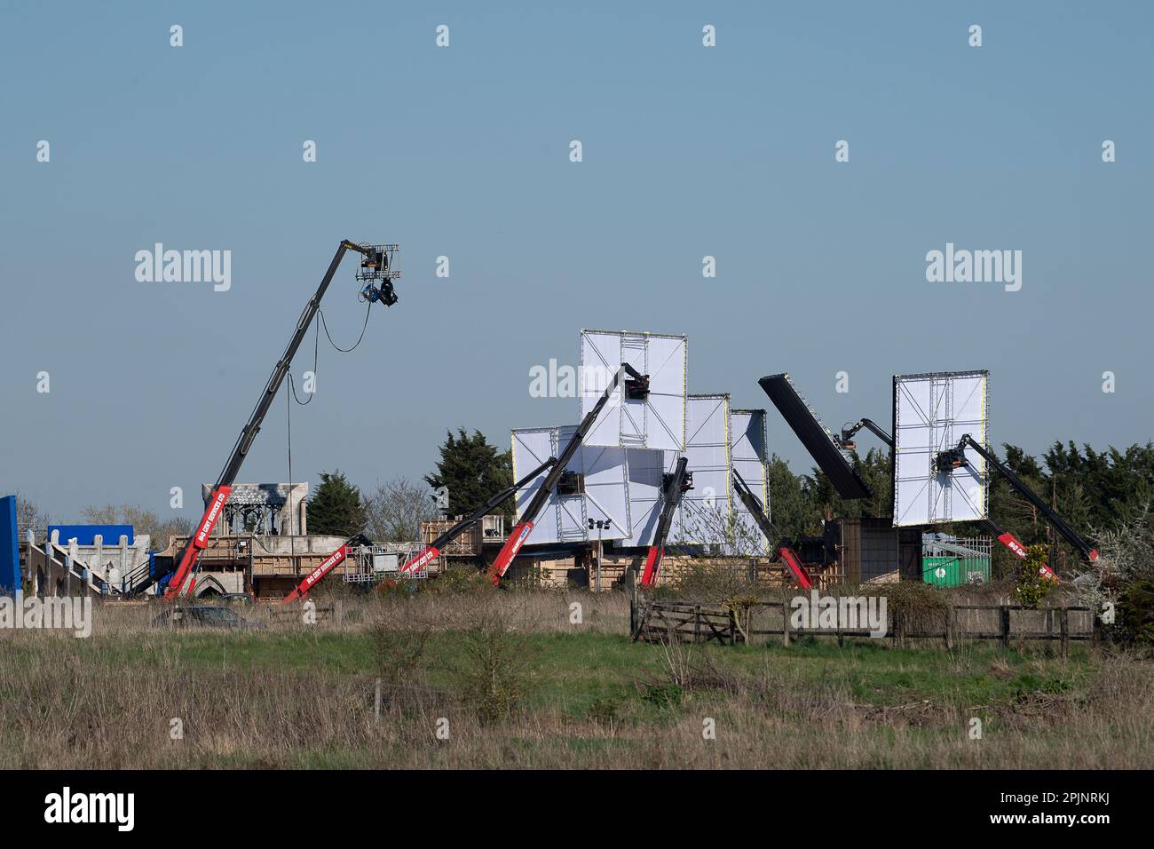Windsor, UK. 3rd April, 2023. A fire broke out today in a building at ...