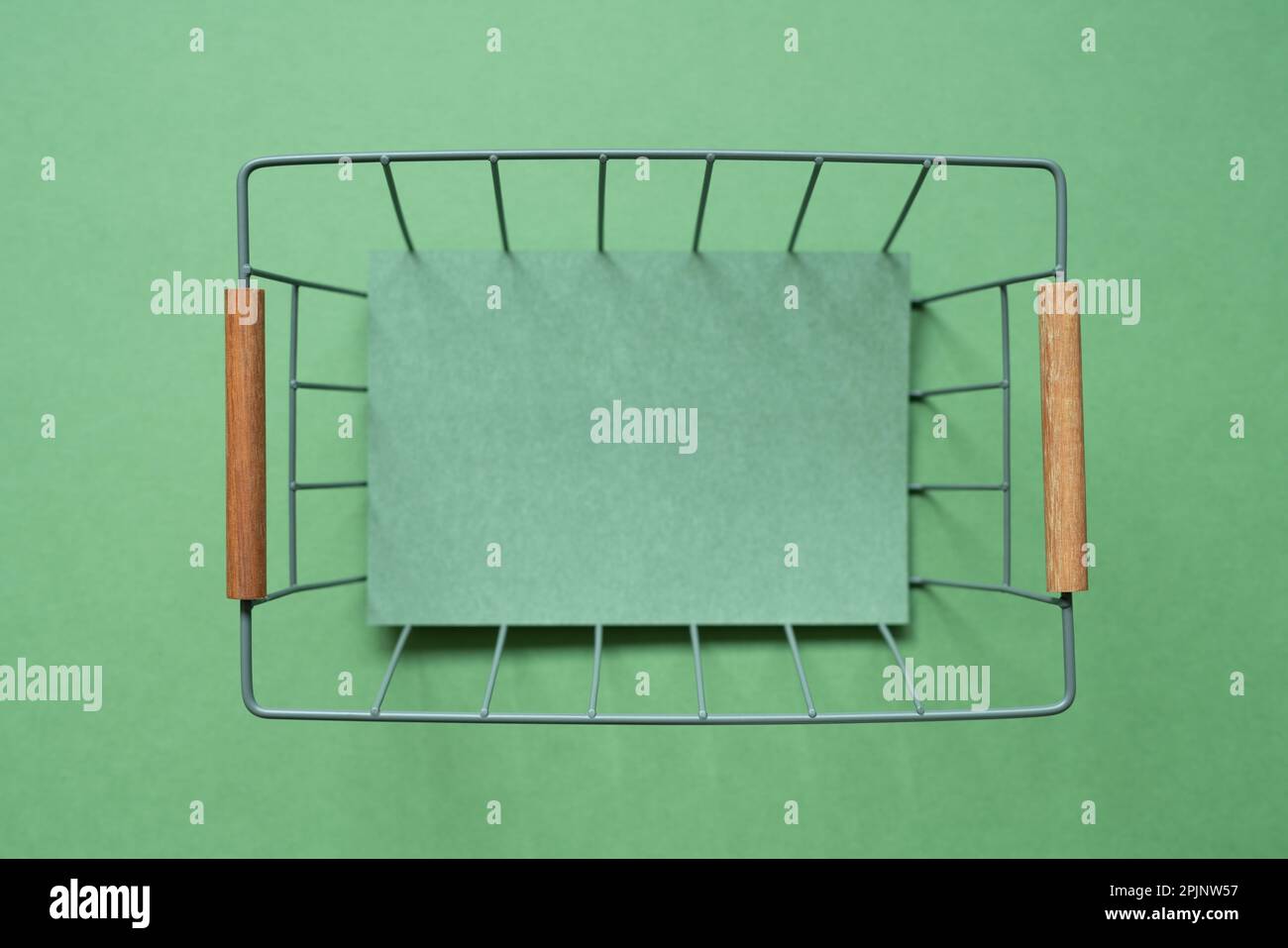 Shopping basket top view hi-res stock photography and images - Alamy