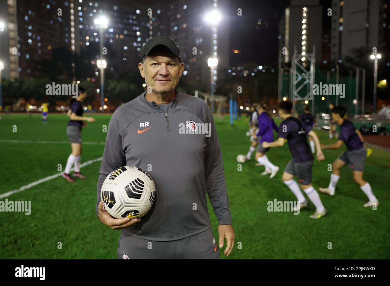 Hong Kong women's football team head coach Ricardo Rambo is pictured at ...
