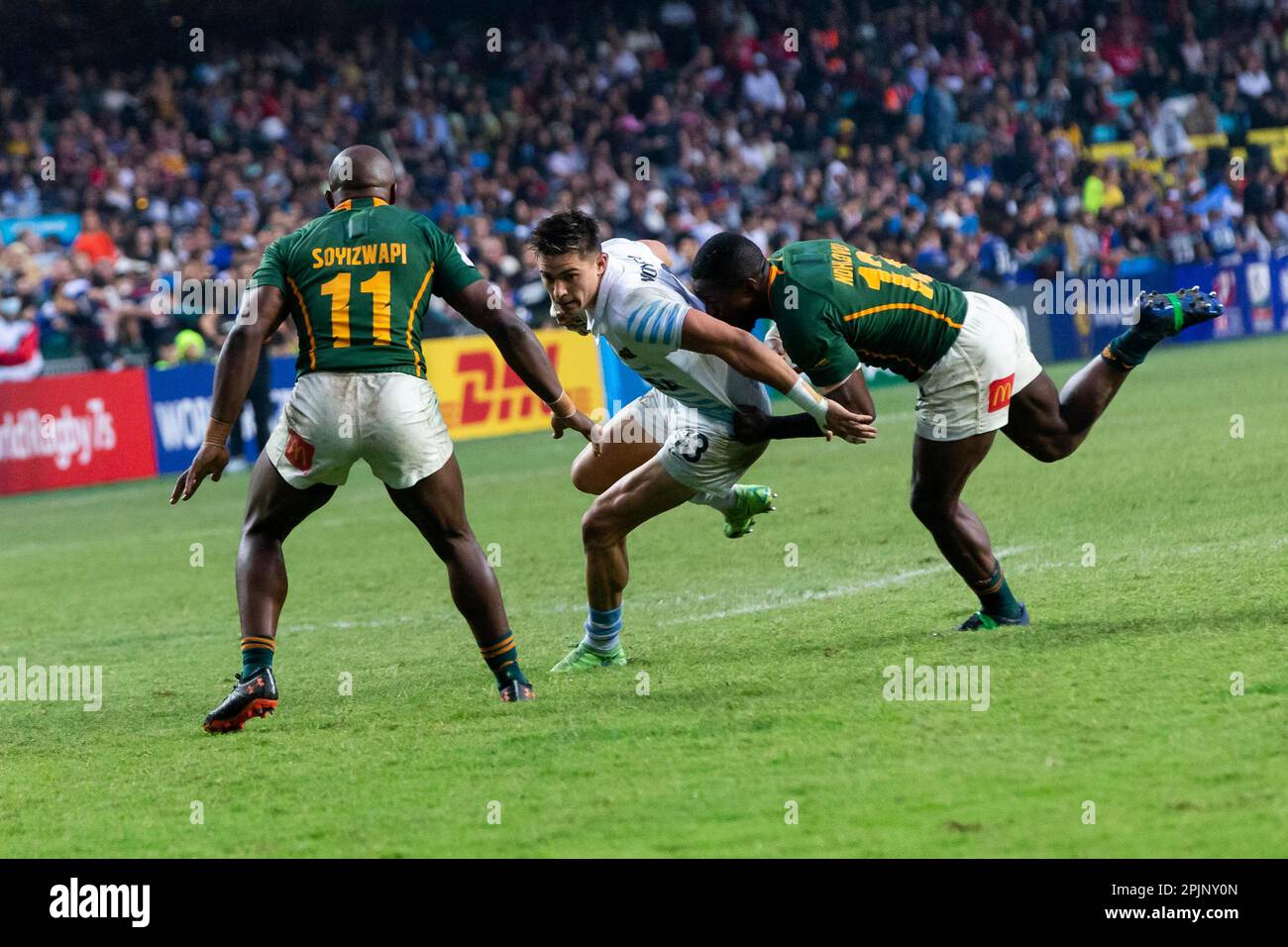 Hong Kong, China. 02nd Apr, 2023. Marcos Moneta (#13) of Team Argentina ...