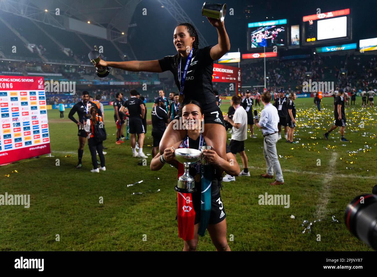 Hong Kong, China. 02nd Apr, 2023. Stacey Waaka (#3) and Tyla Nathan ...