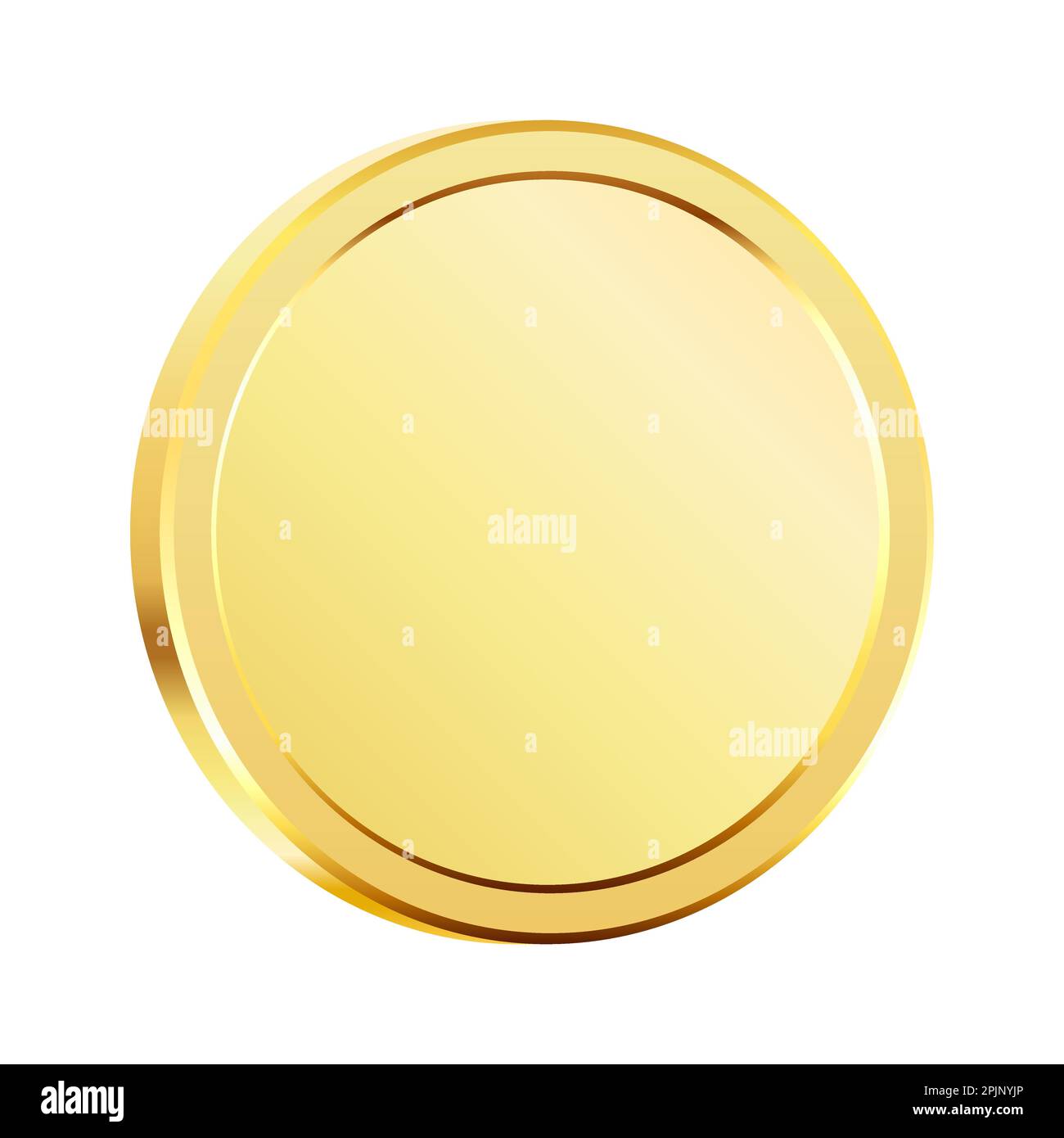 Blank Gold Coin Png