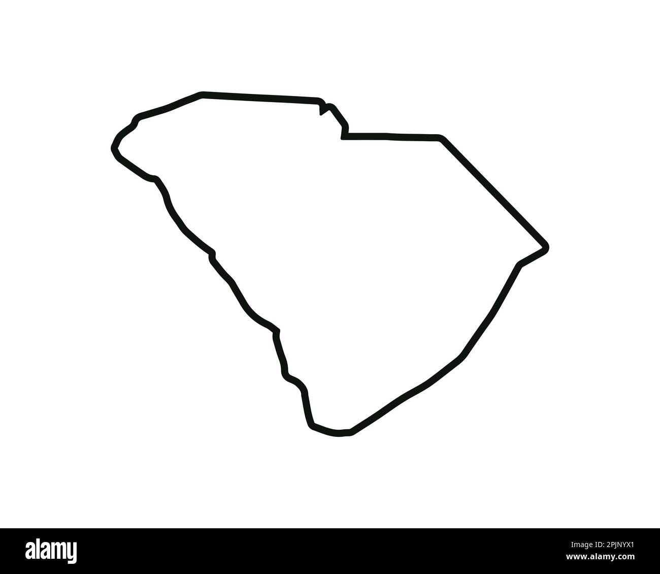 South Carolina state map. US state map. South Carolina outline symbol ... South Carolina state map. US state map. South Carolina outline symbol ...