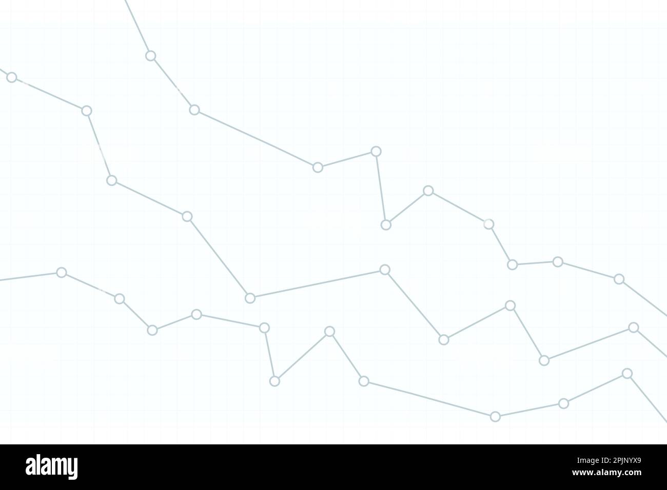 Chart or graph on white background. Decreasing stock market or rise of ...