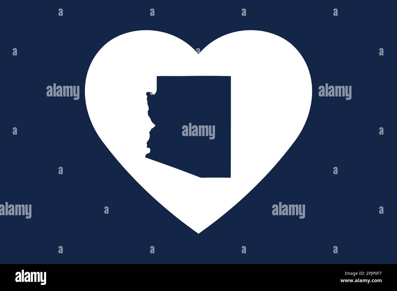 Arizona county map Stock Vector Images - Alamy