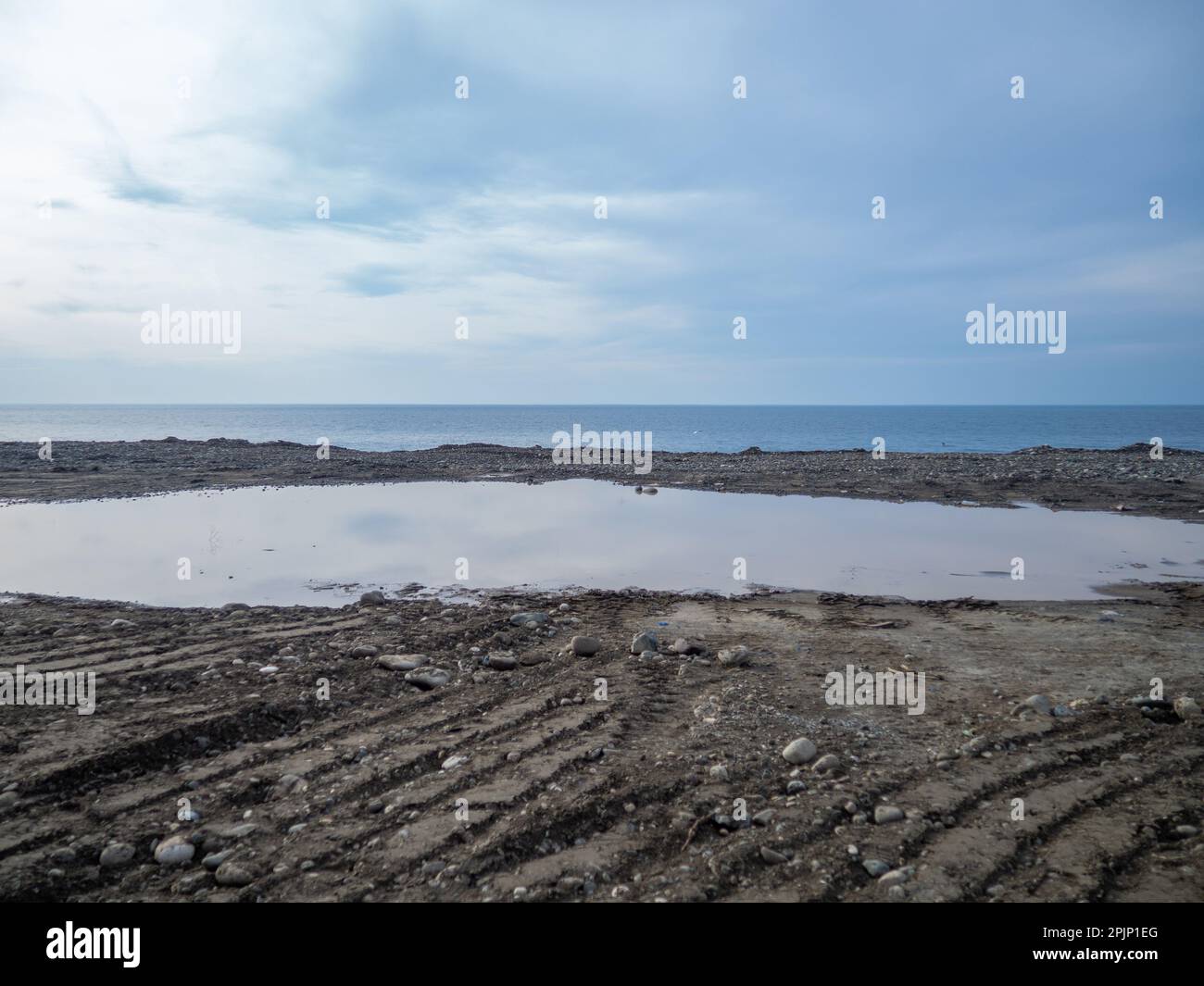 Repair of the embankment of the seaside resort. Preparing for the ...