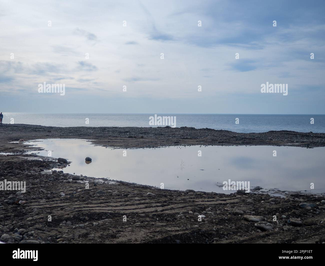 Repair of the embankment of the seaside resort. Preparing for the ...