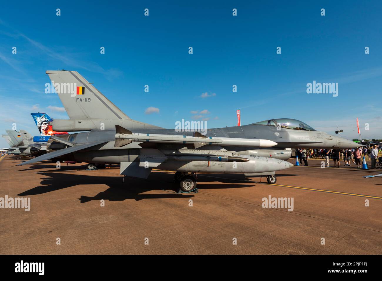 Belgian Air Force General Dynamics F-16AM Fighting Falcon fighter jet ...