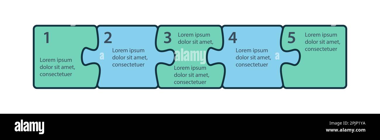 Steps infographics. Puzzle sequence. Five elements of puzzle. Process ... Steps infographics. Puzzle sequence. Five elements of puzzle. Process ...