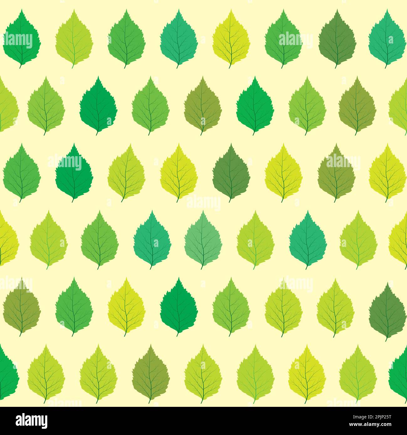 Rows of green leaves seamless pattern Stock Vector Image & Art - Alamy