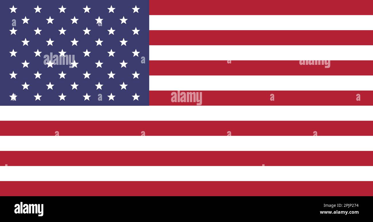 US national flag. American flag. Red Stripes. Colored symbol. USA ...