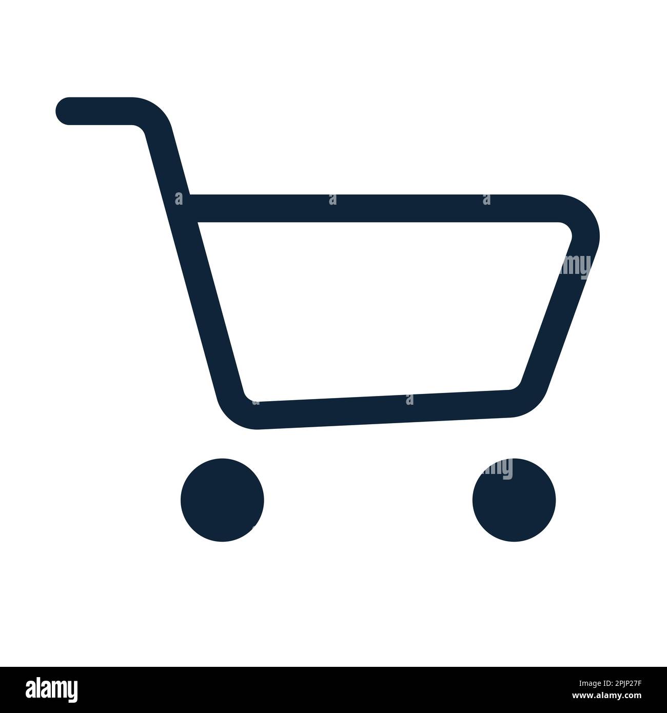 Shopping cart icon. Buy symbol. UI web interface outline icon. 48 48 ...