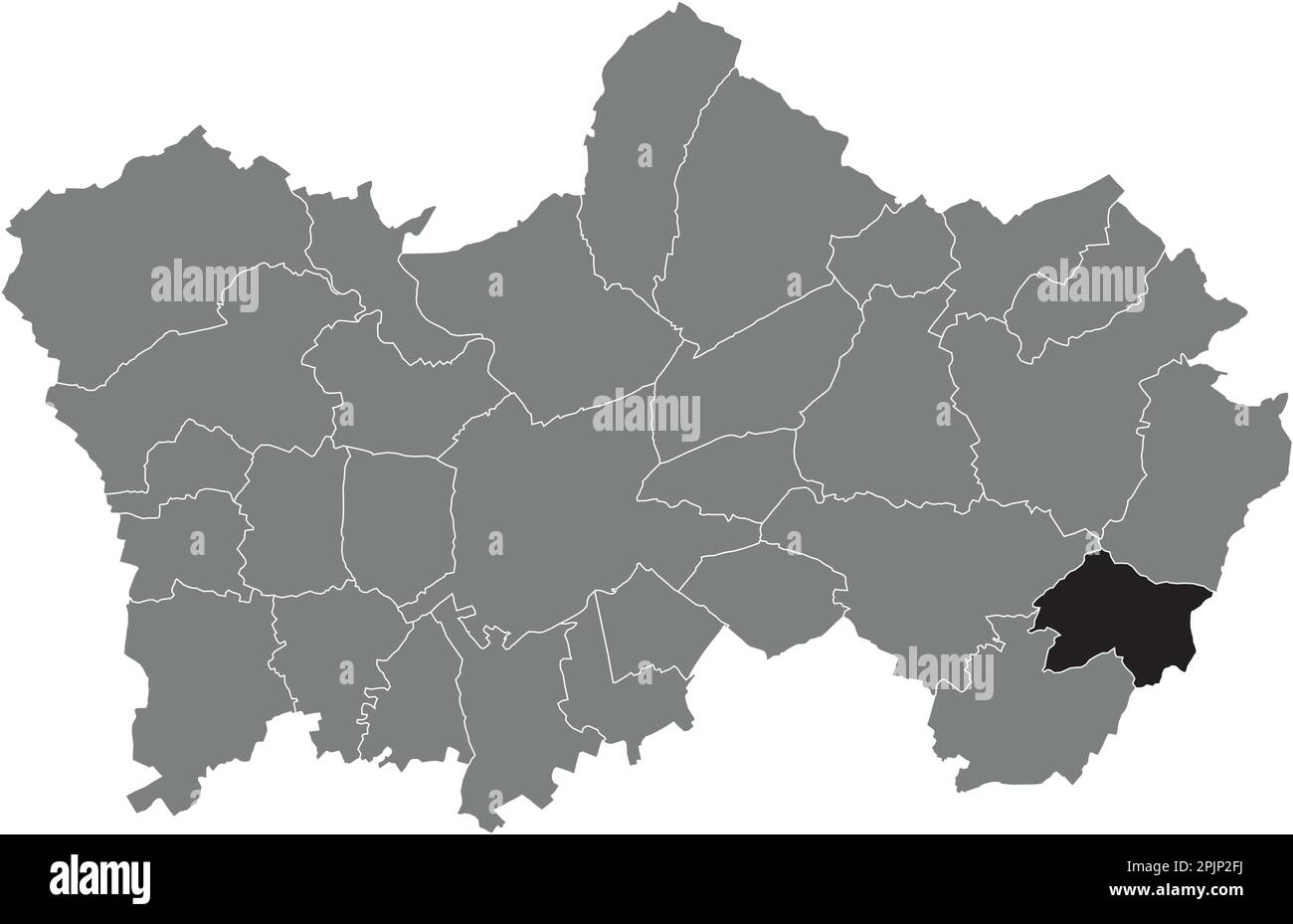 Locator map of the BARRY MUNICIPALITY, TOURNAI Stock Vector Image & Art - Alamy