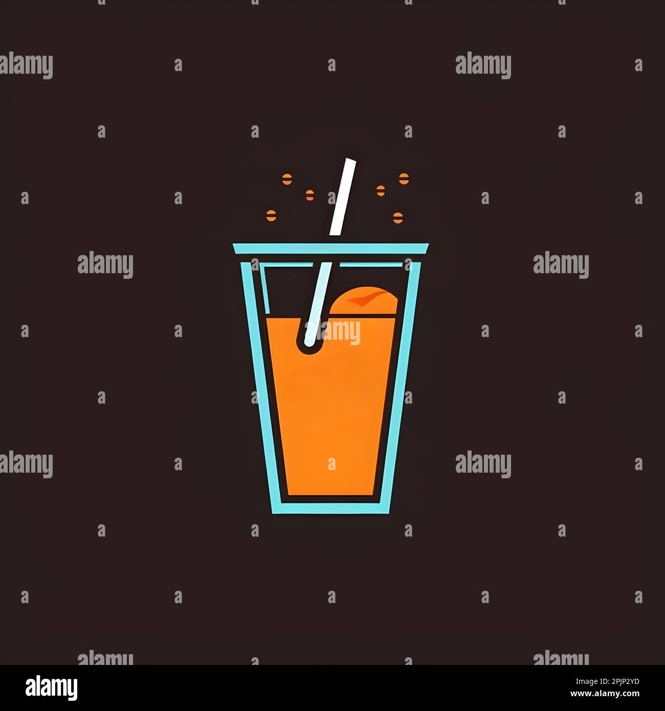 Cold summer cocktail, ice tea or mocktail drink. Bright colors fruity ...