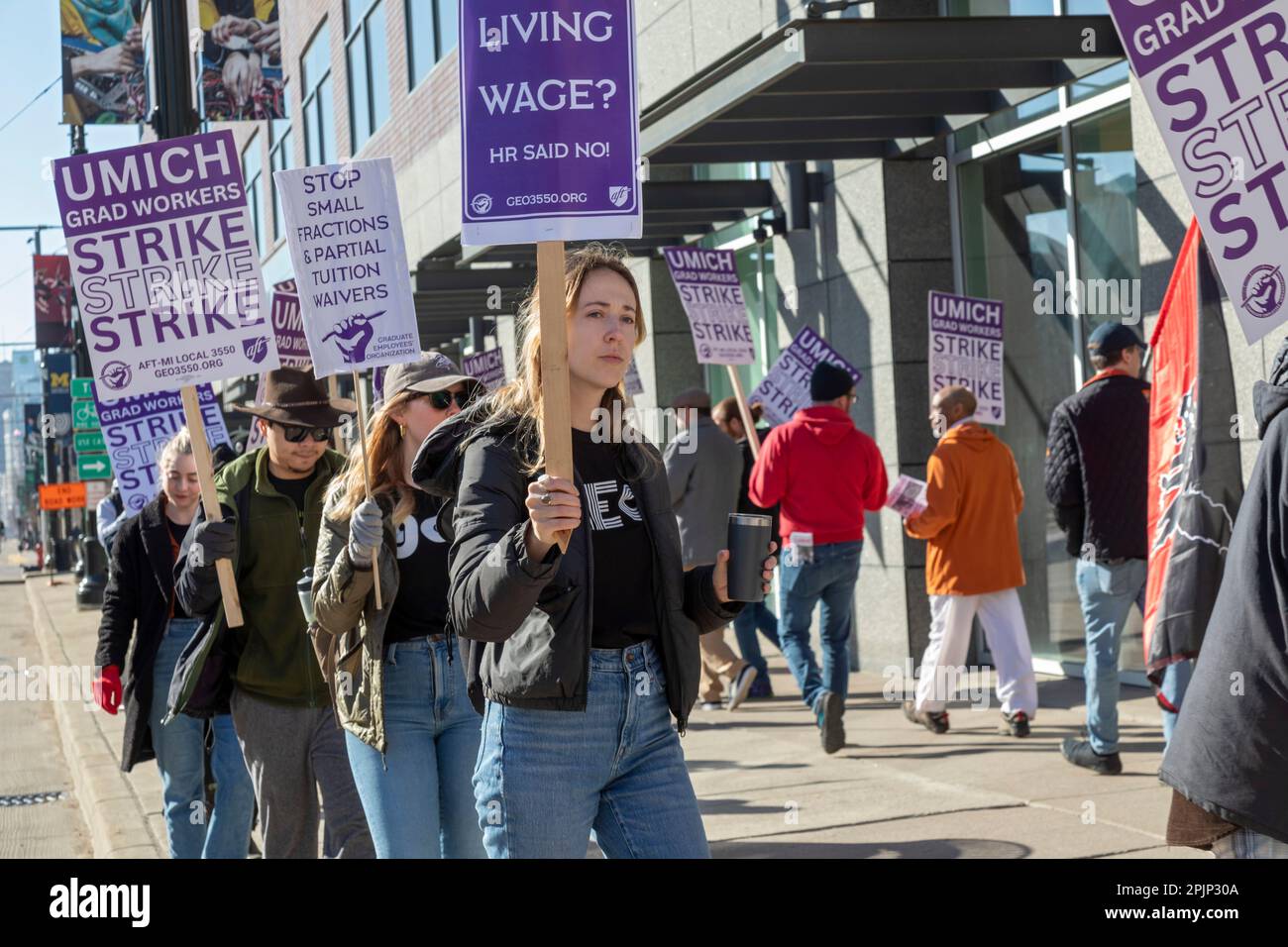 Student strike at the university hi-res stock photography and images ...