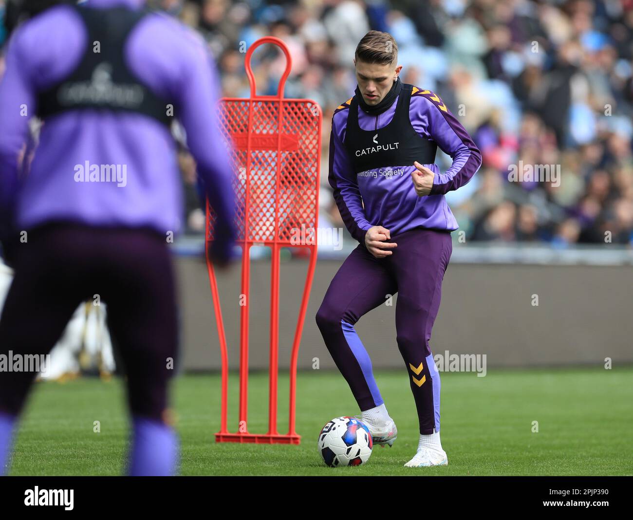 Coventry City's Viktor Gyokeres in action during training at Coventry ...