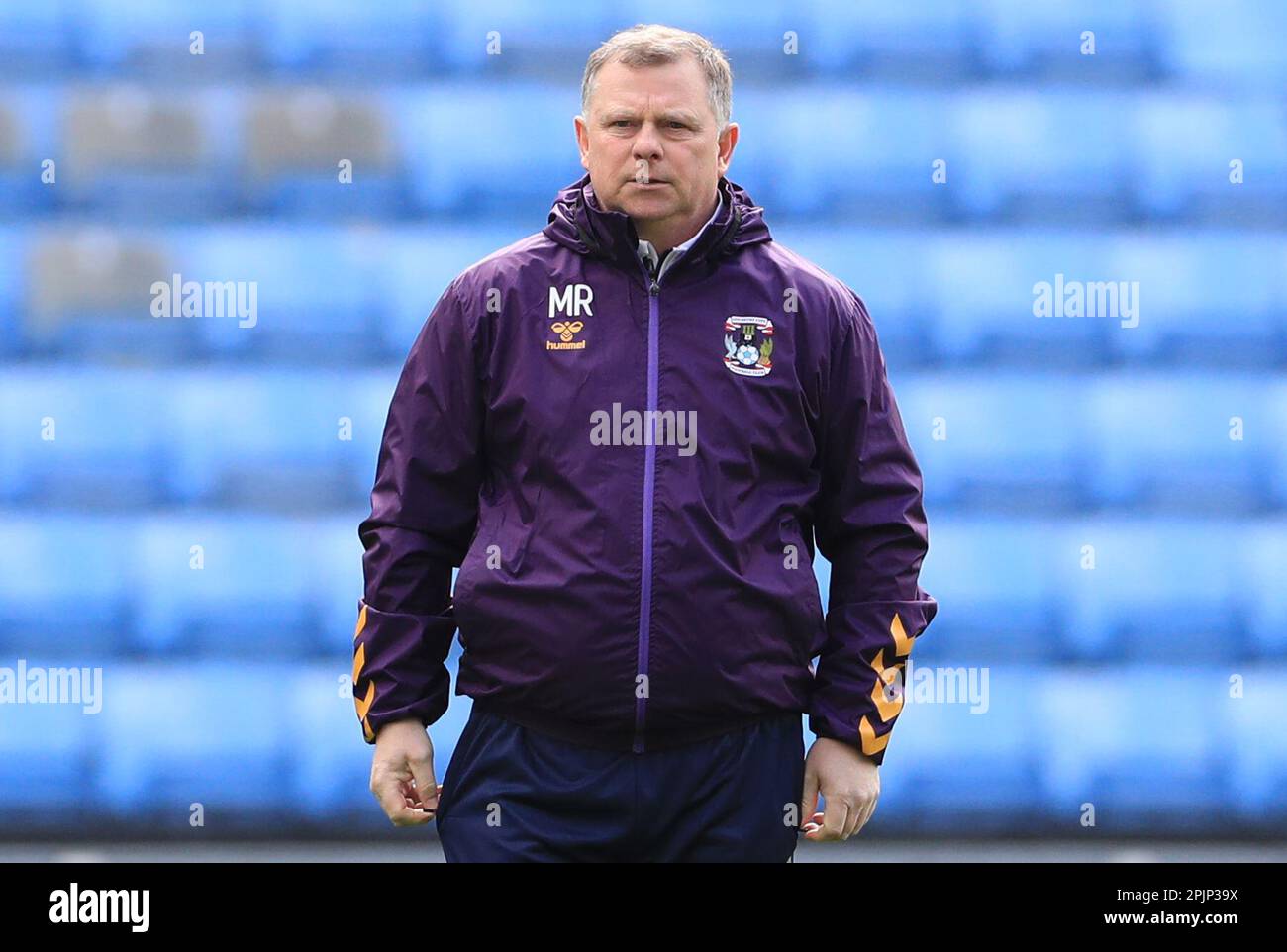 Coventry City manager Mark Robins during training at Coventry Building ...
