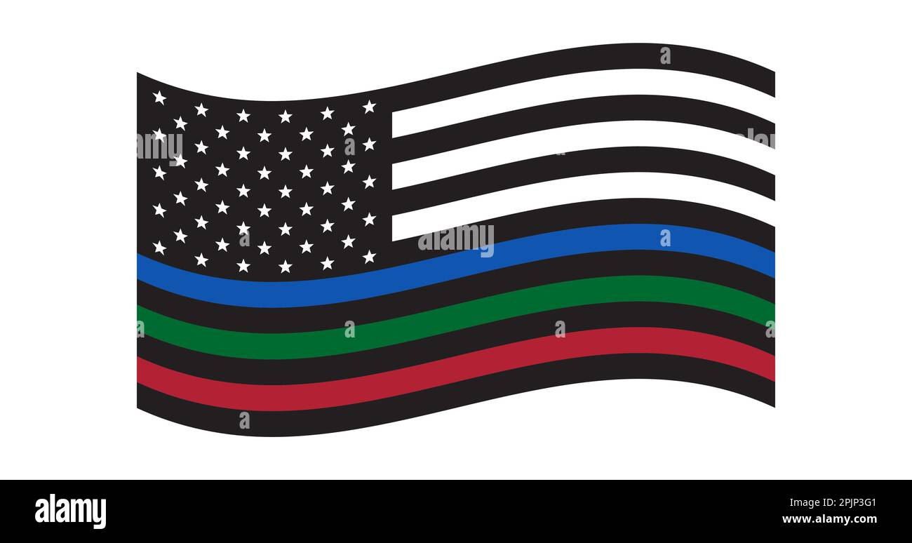 Black And White American Flag Meaning Military at Albina Giese blog