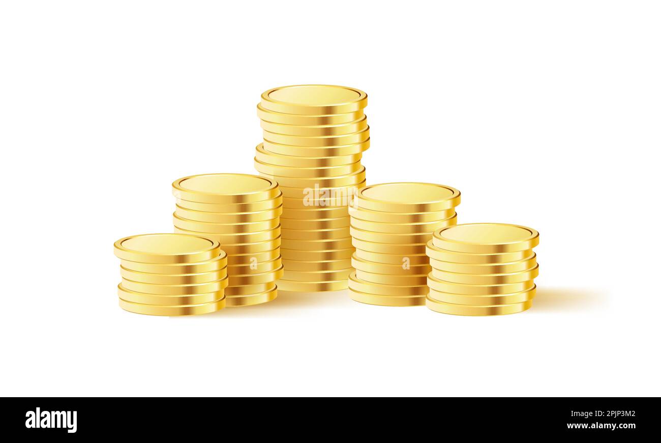 Penny stack Stock Vector Images - Alamy