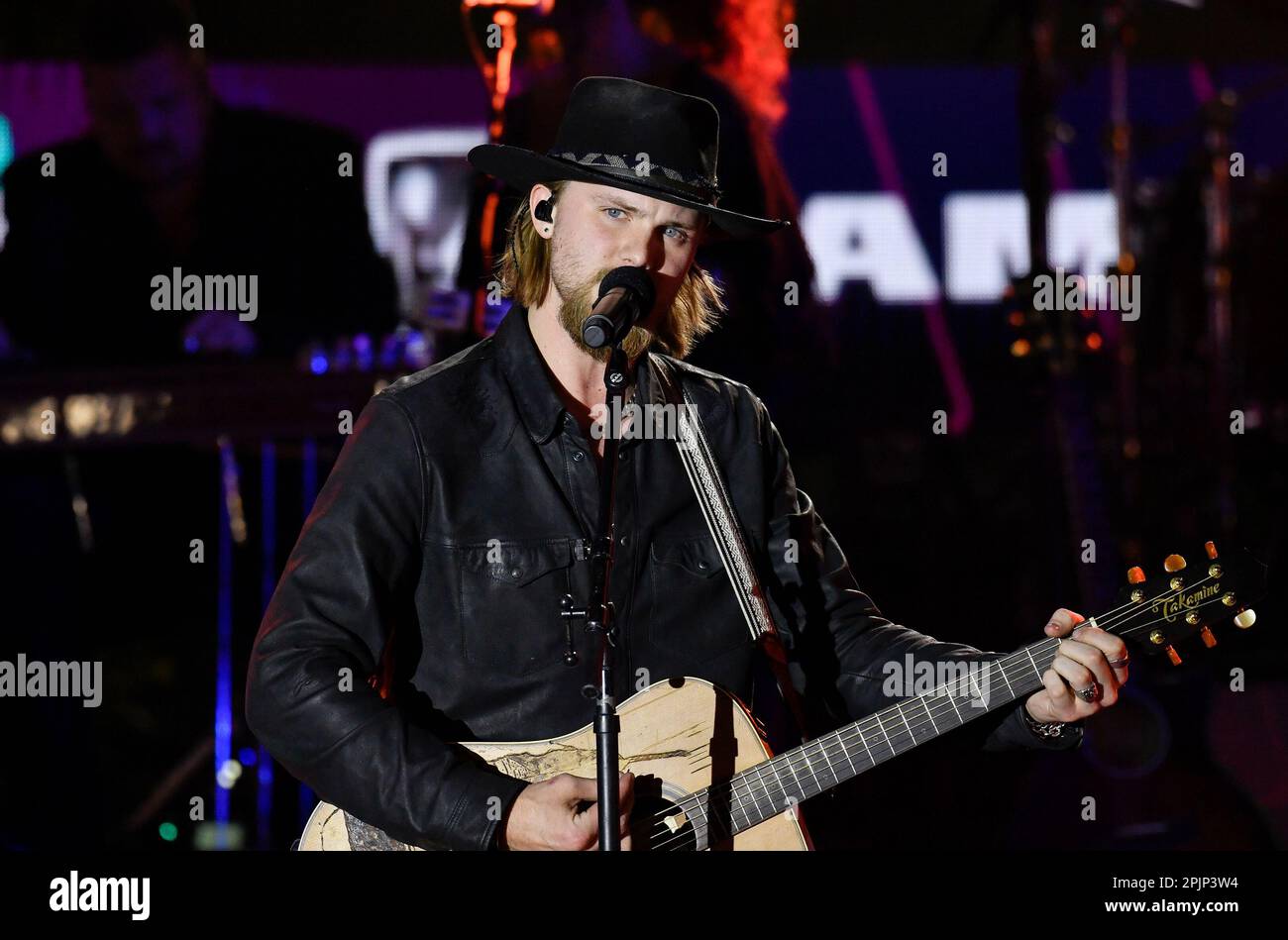 Jackson Dean performs at the CMT Music Awards, airing on Sunday, April ...