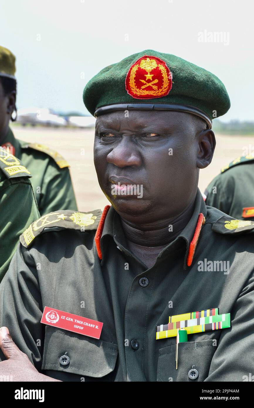 Deputy Chief of Defense Forces Lt. Gen. Thoi Chany Reat attends a ...