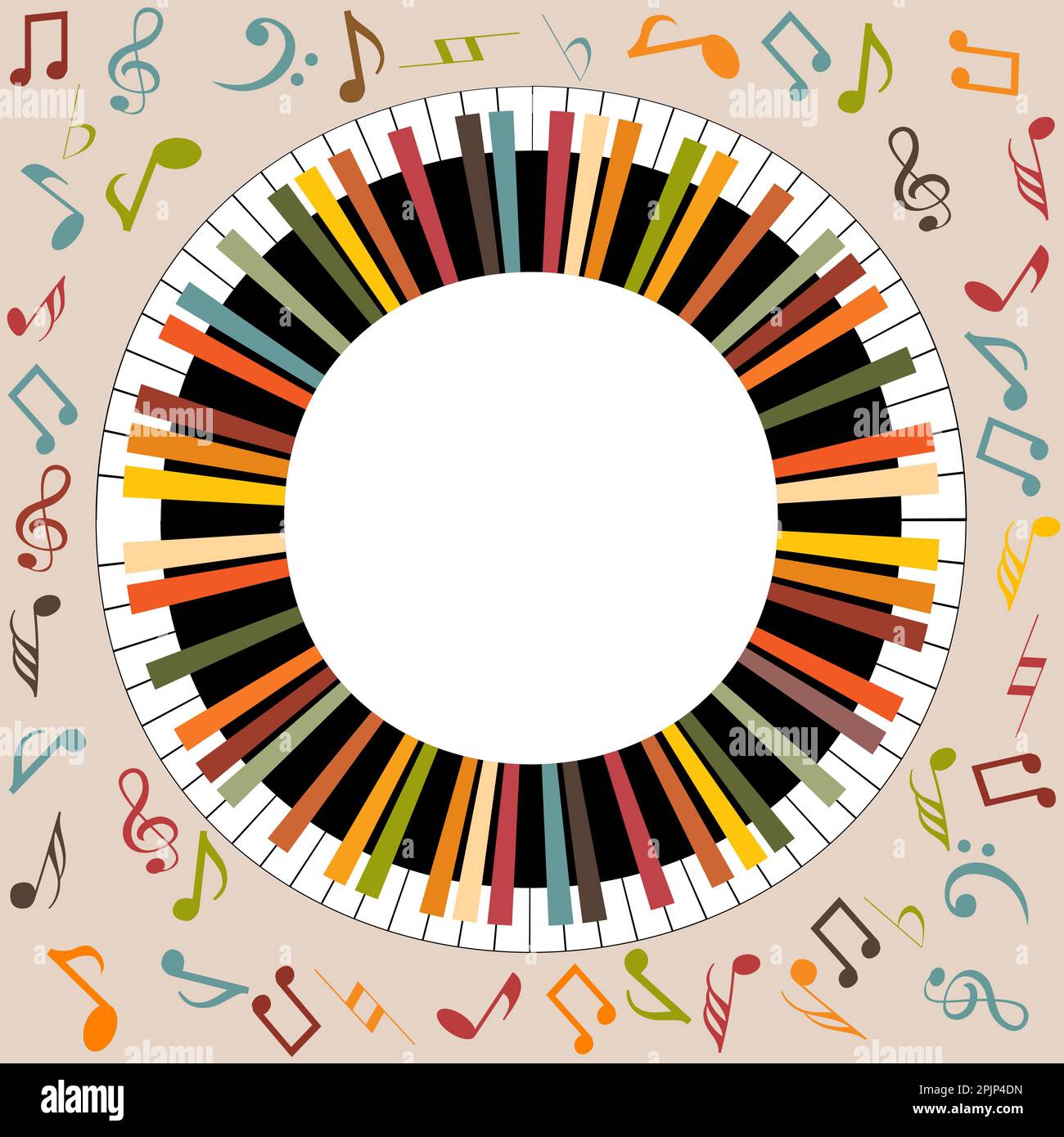 Retro musical background with abstract piano keyboard Stock Vector ...