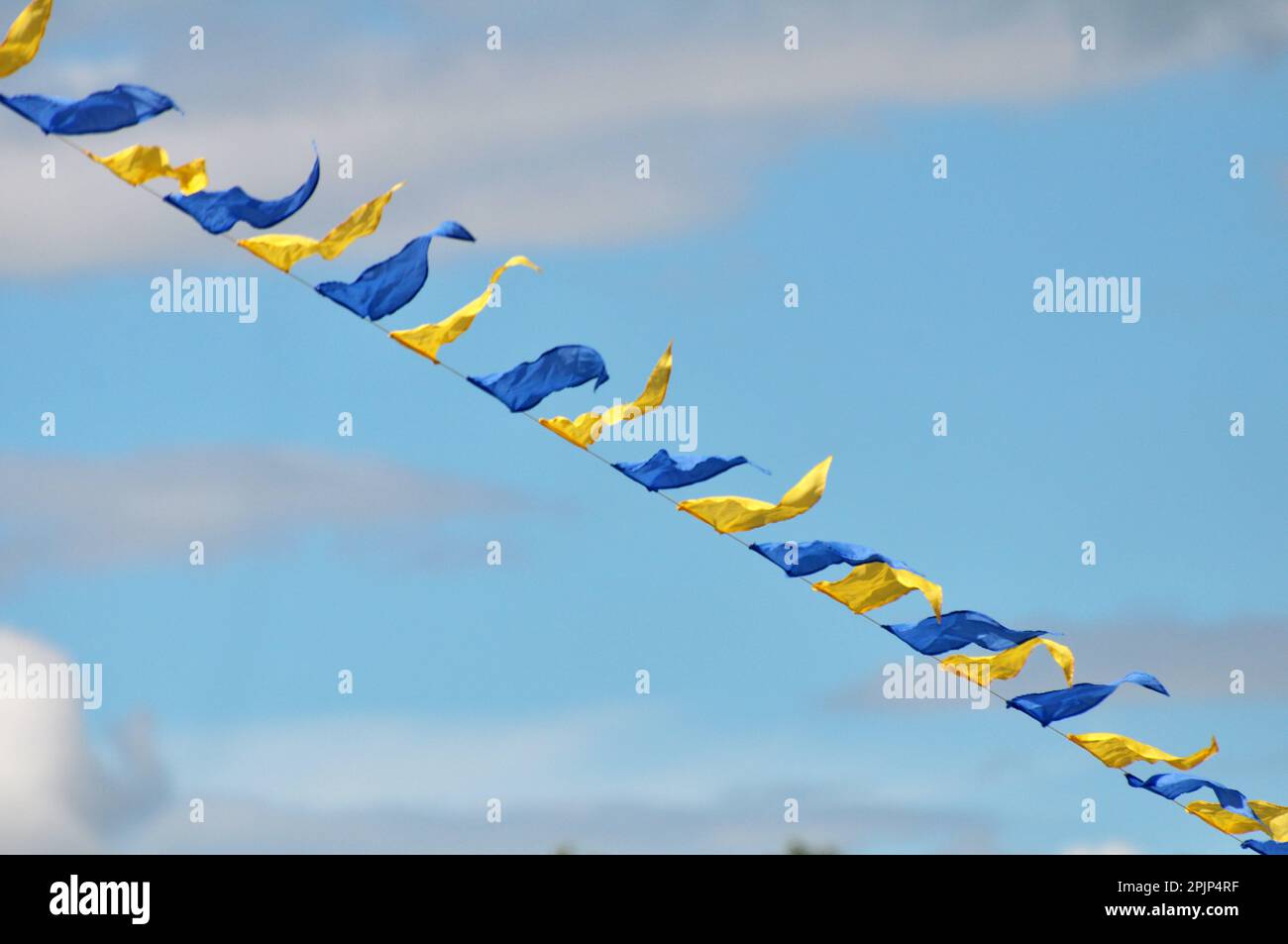 Blue and yellow colors of the national flag of Ukraine Stock Photo - Alamy
