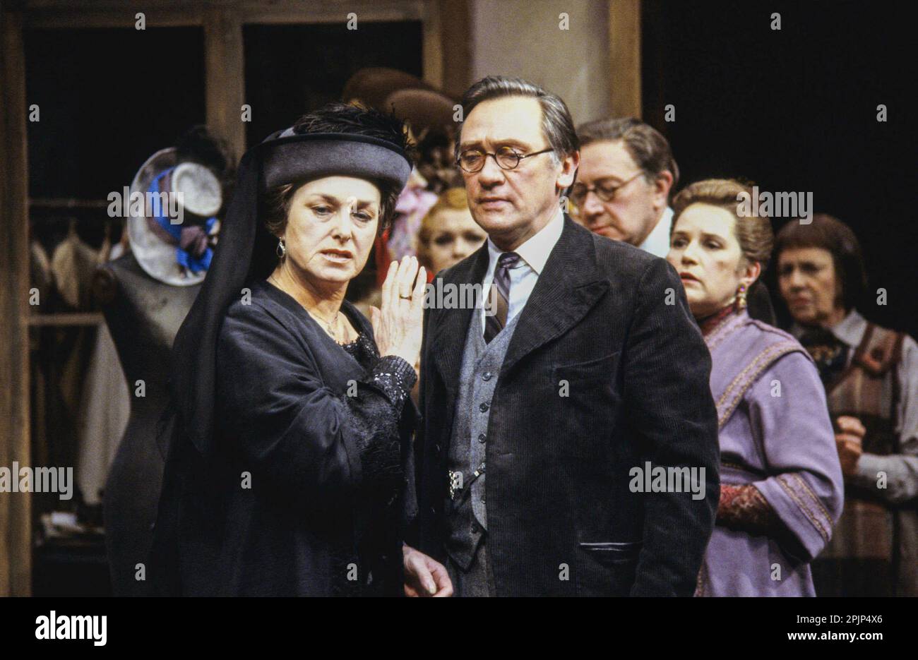 Barbara Jefford (The Mother), Richard Pasco (The Father) in SIX ...