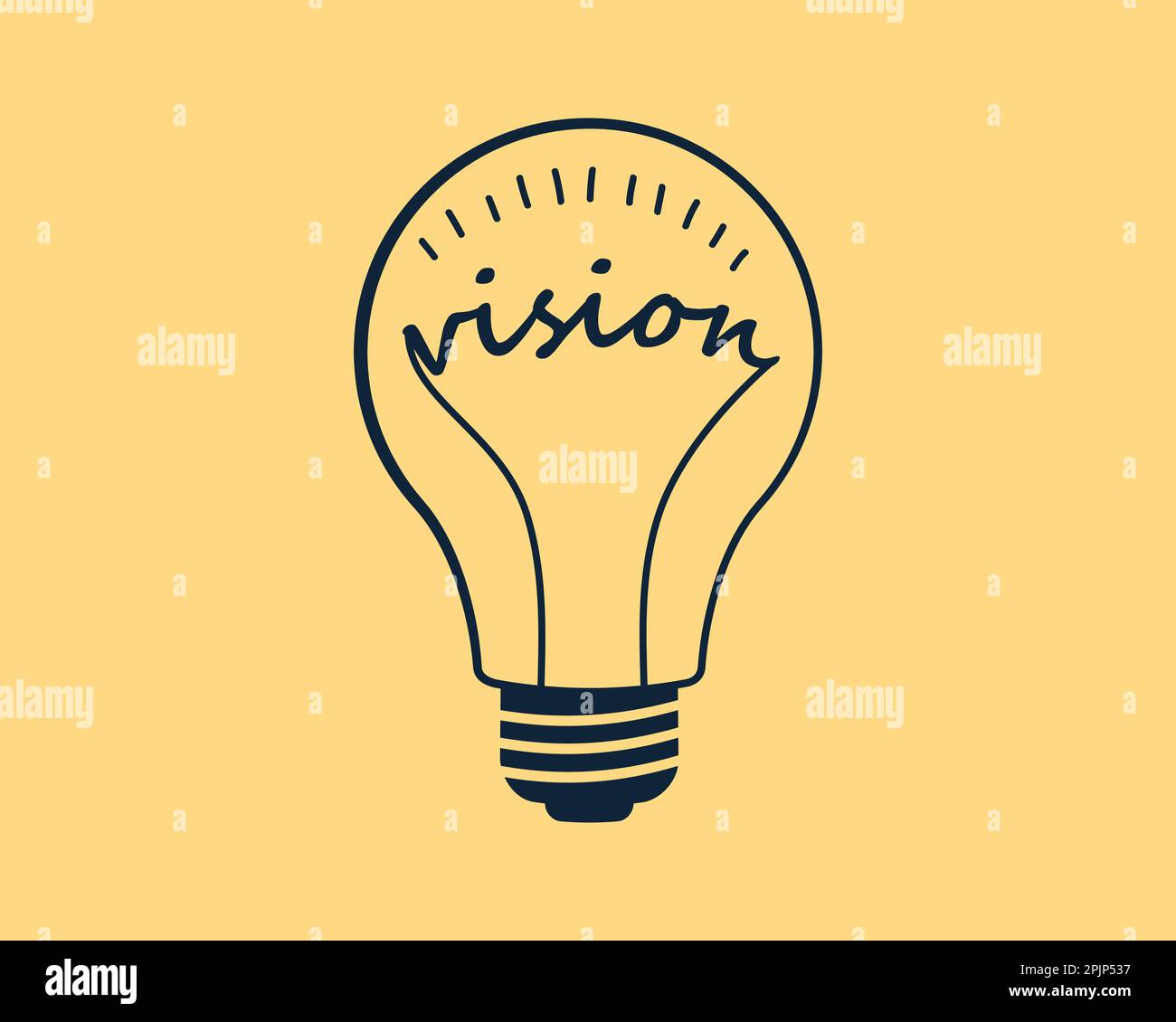 Light bulbs. Vision as glower inside the light bulb or lamp. Rays ...