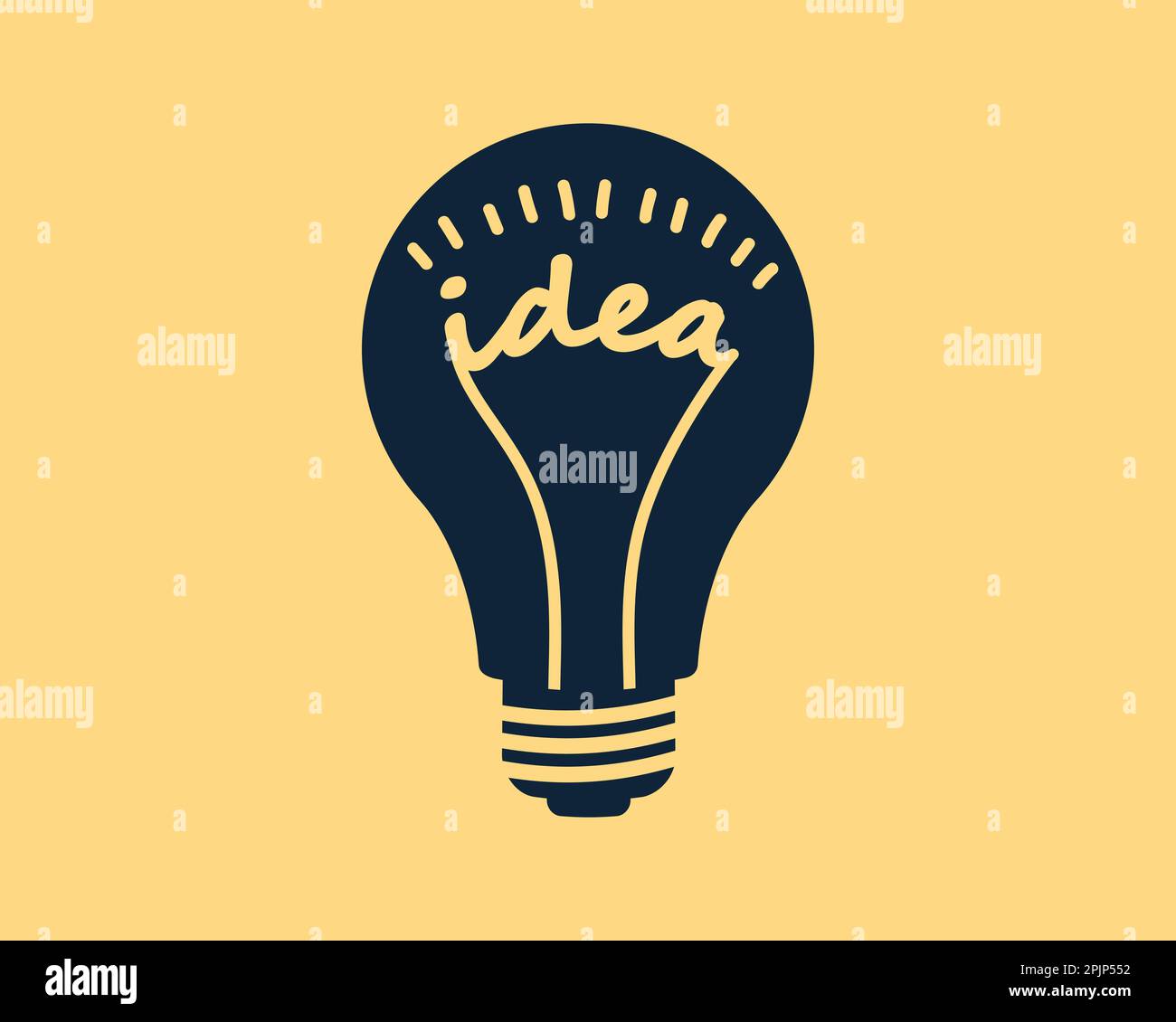 Light bulbs. Idea as glower inside the light bulb or lamp. Rays around the lamp. Dream concept ...
